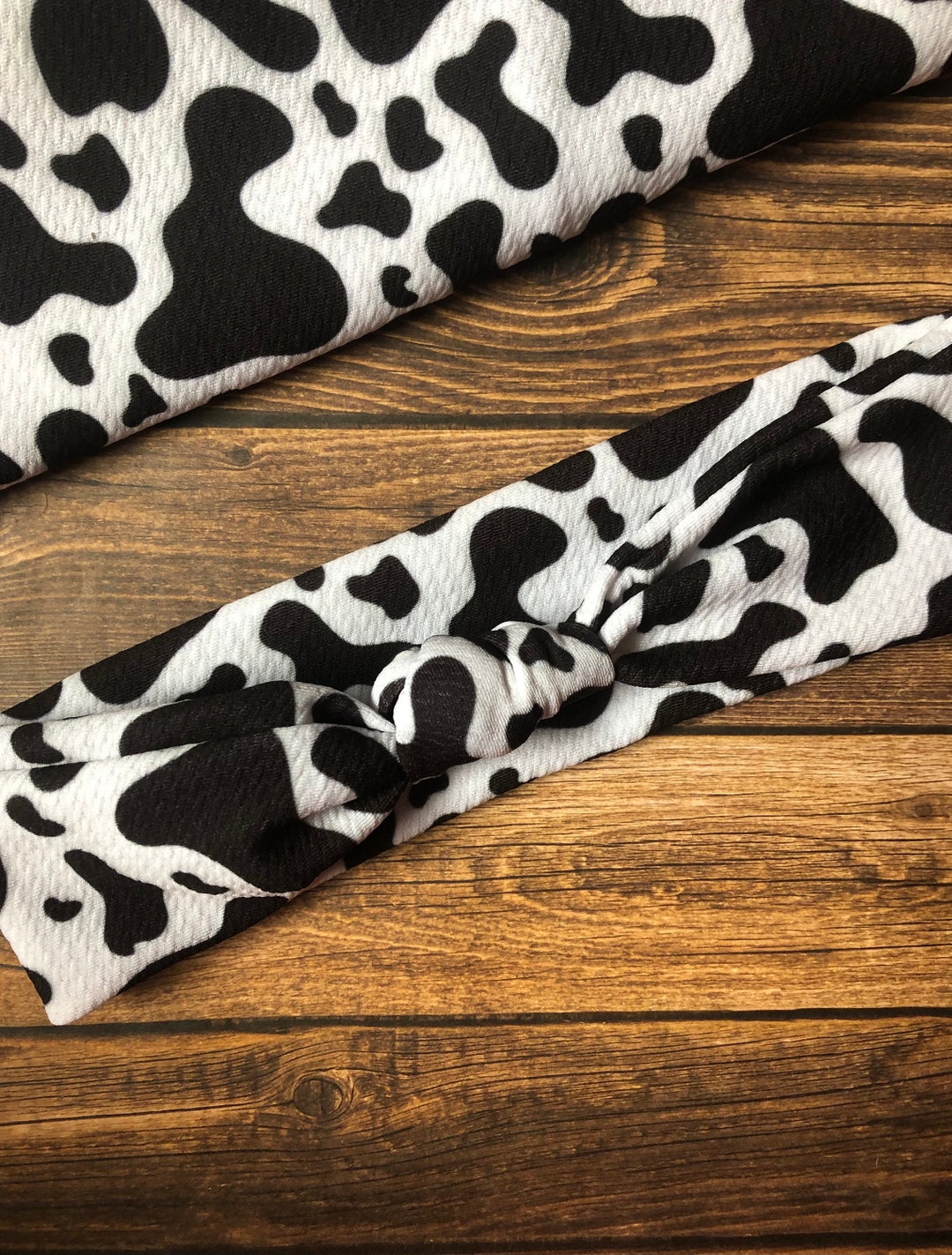 Cow Print Headband, Turban Knot Headband, Knotted Headband for Women ...