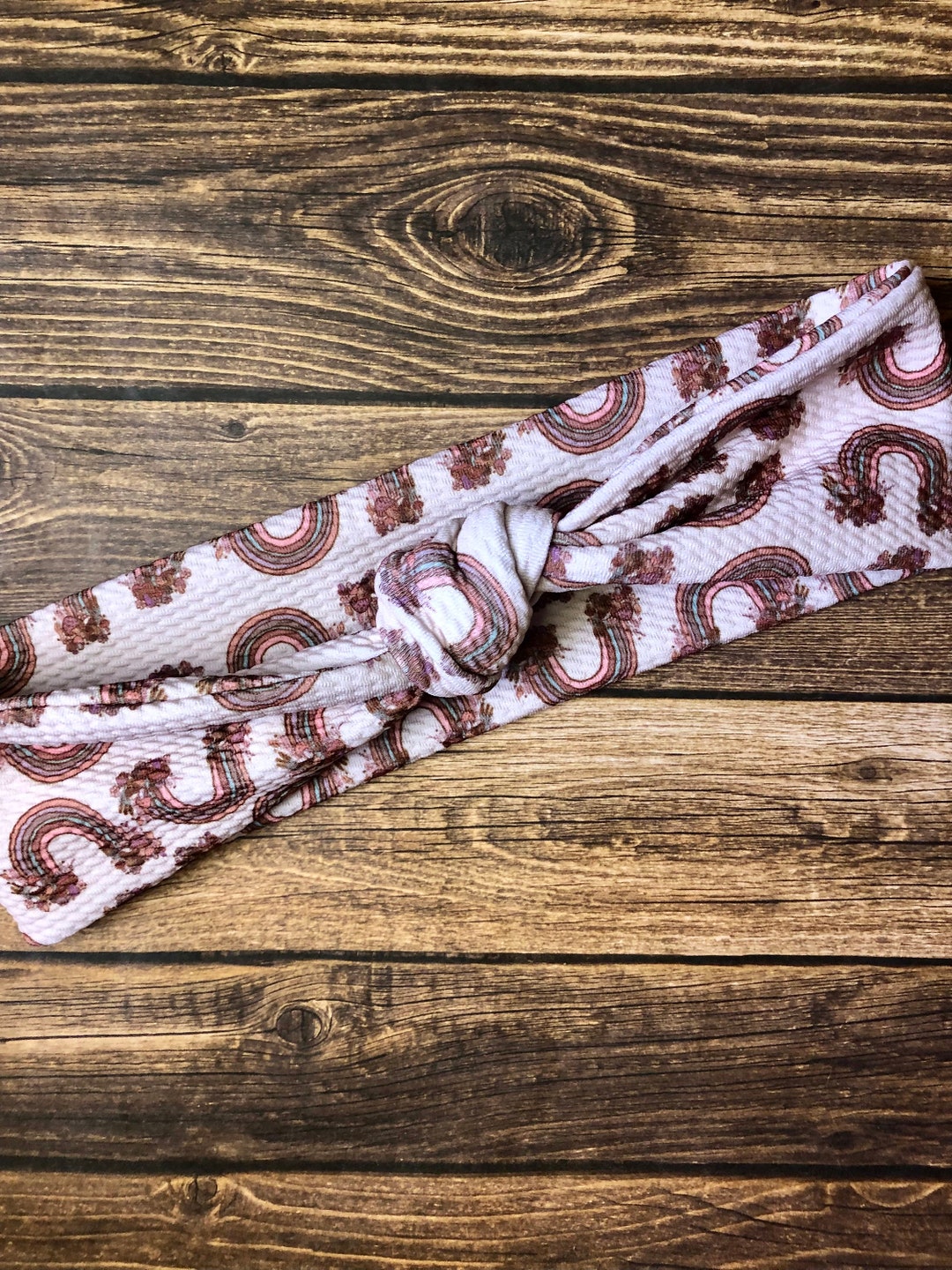 Rainbow Headband, Fall Headband for Women, Fall Headband Knot, Knotted ...
