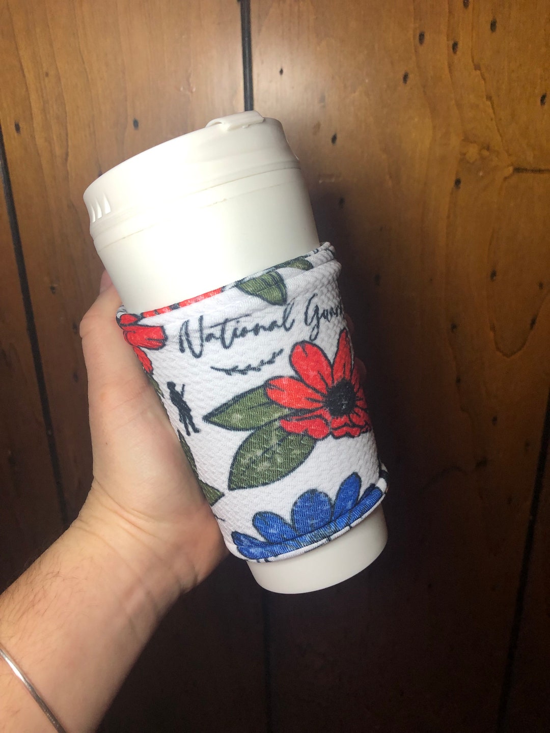 Military Cup Holder, Military Wife Gift, National Guard, Iced Coffee ...