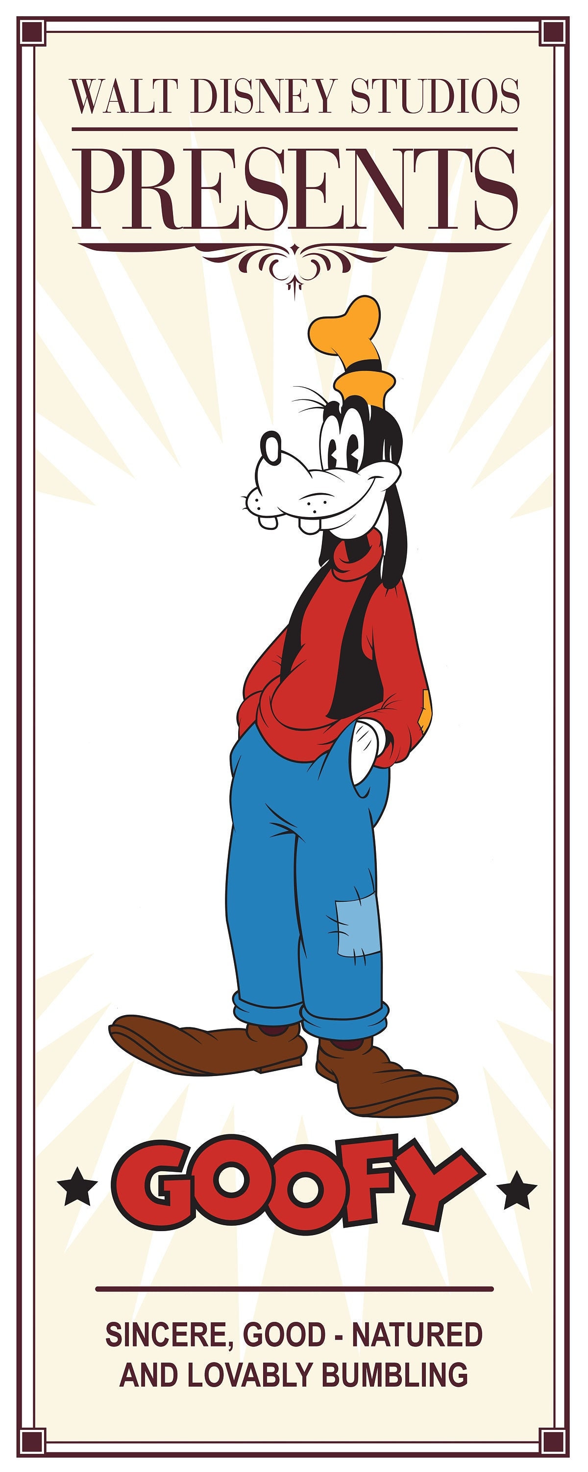 Goofy Poster Print - Walt Disney Studios Introduces Goofy - Goofy ...