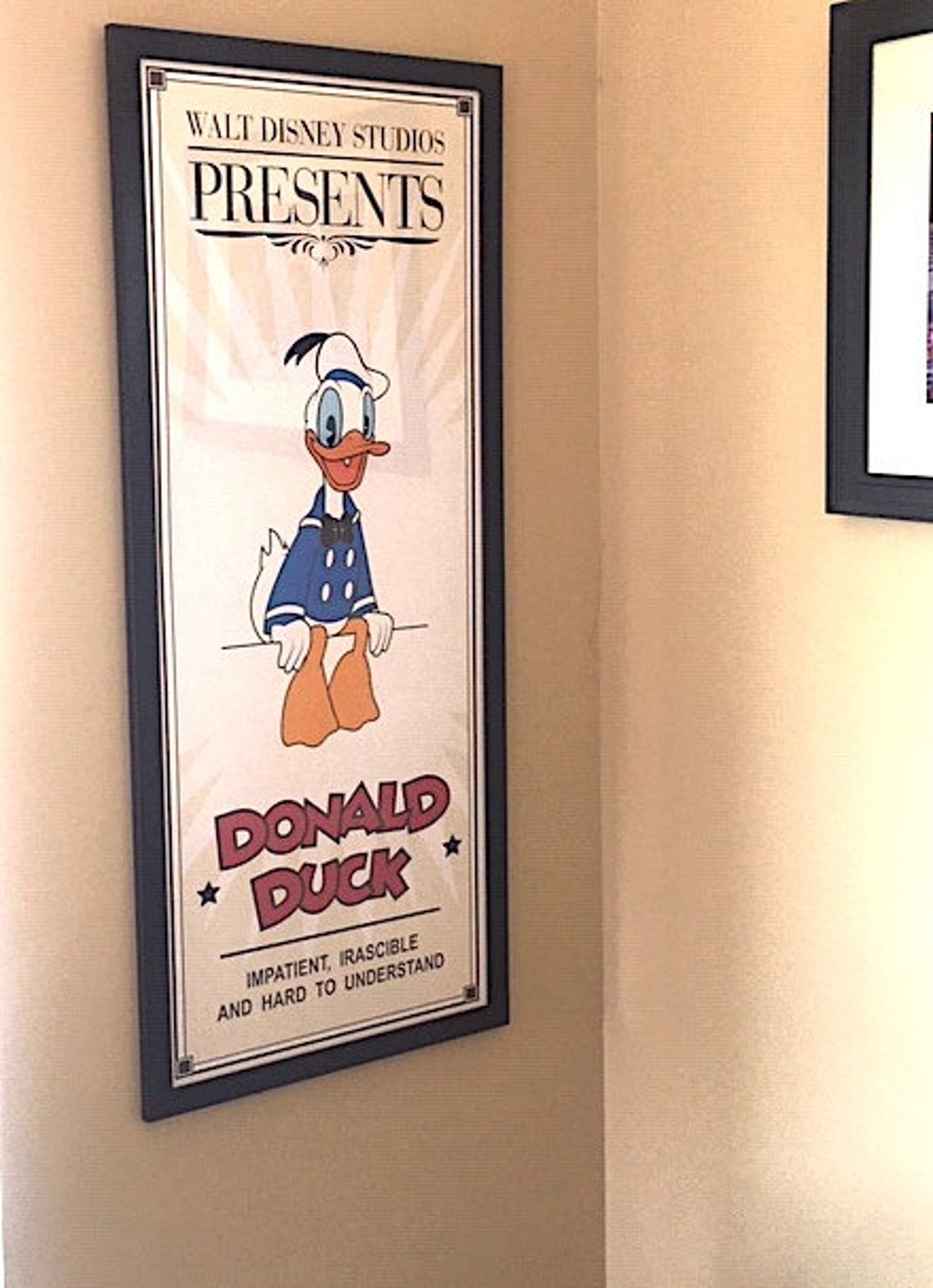 Donald Duck Poster - Walt Disney Studios Print - Introducing Donald ...