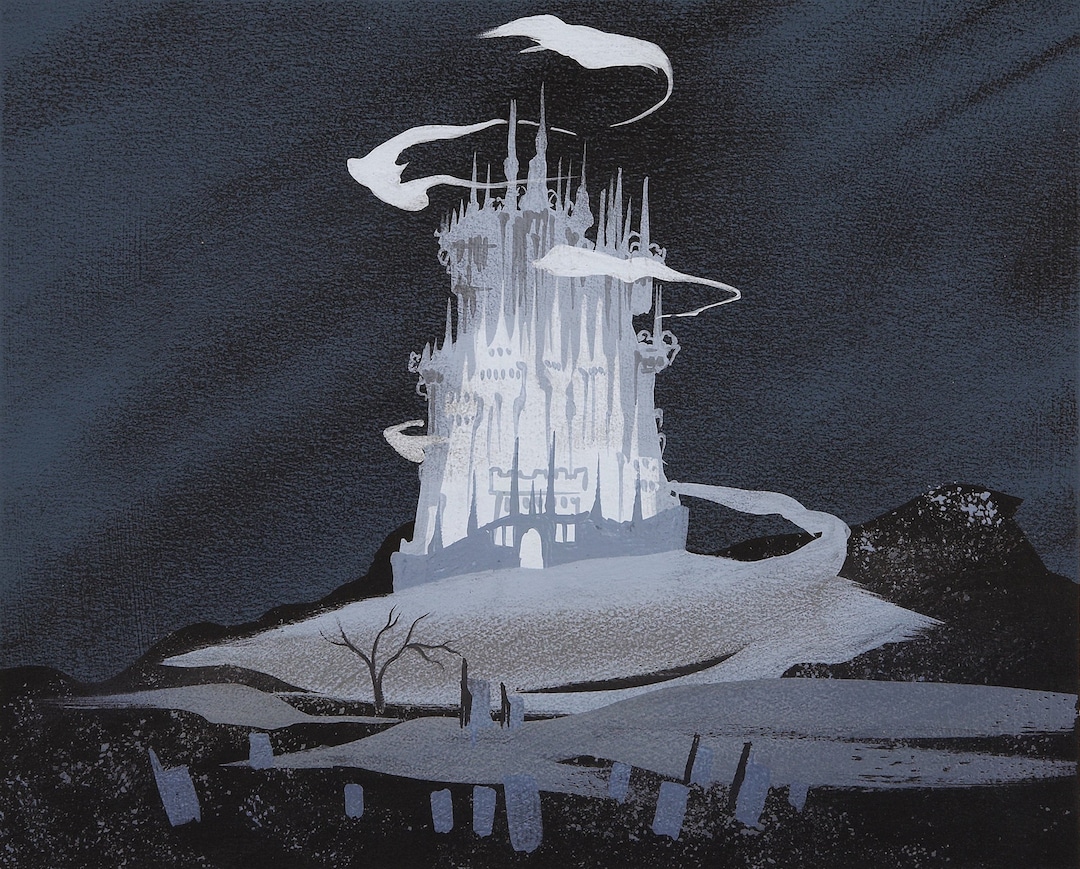 Mary Blair Cinderella's Castle Concept Art disney Mary Blair Print - Etsy