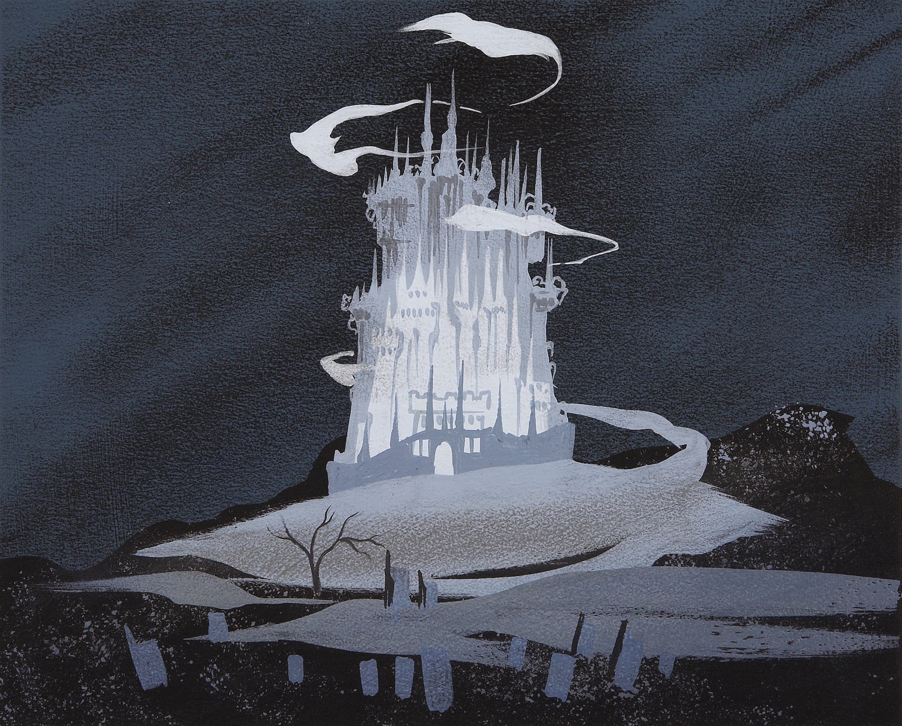 Mary Blair Cinderella's Castle Concept Art disney Mary Blair Print - Etsy