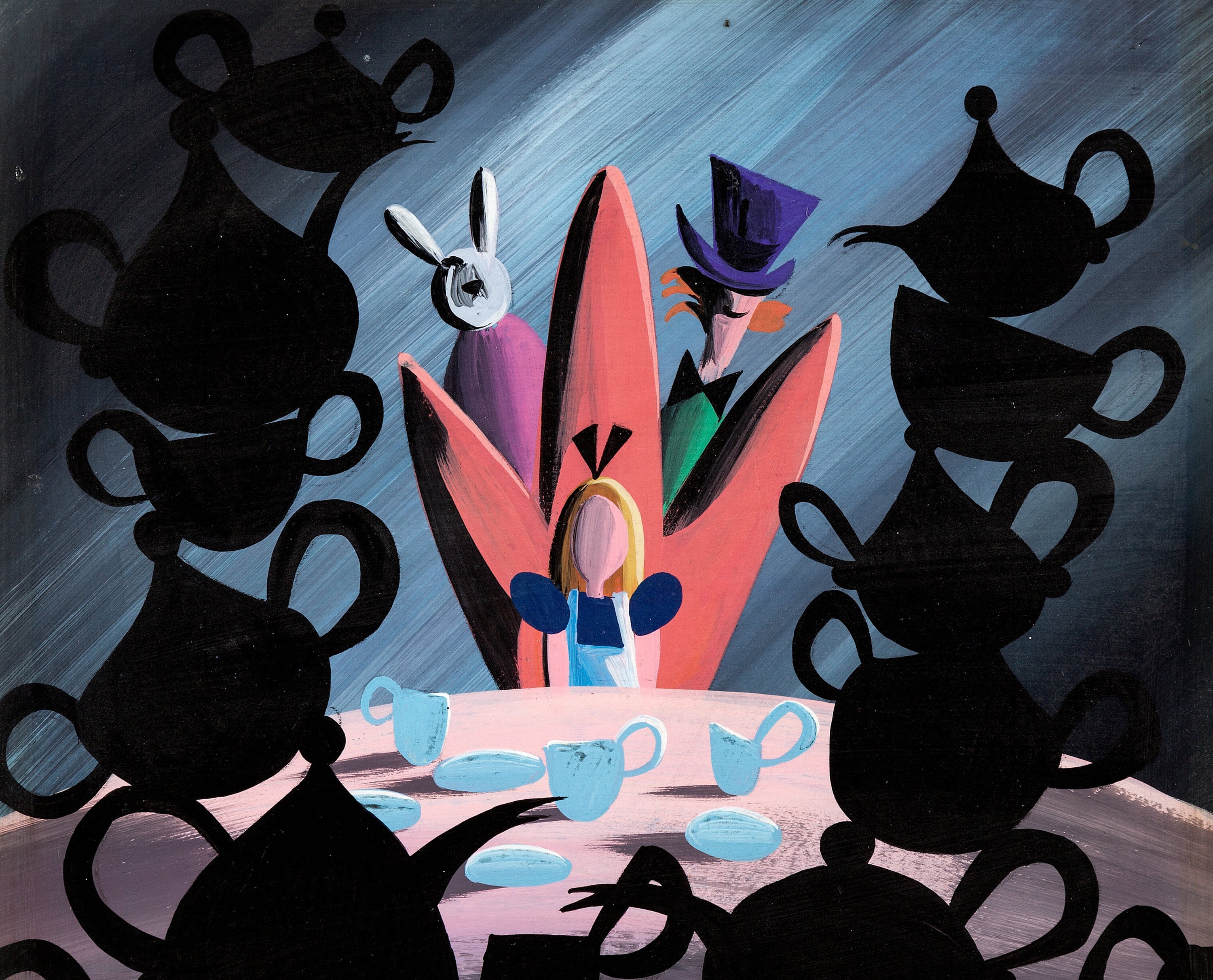 Mary Blair Art for Alice in Wonderland disney Studios Mary - Etsy