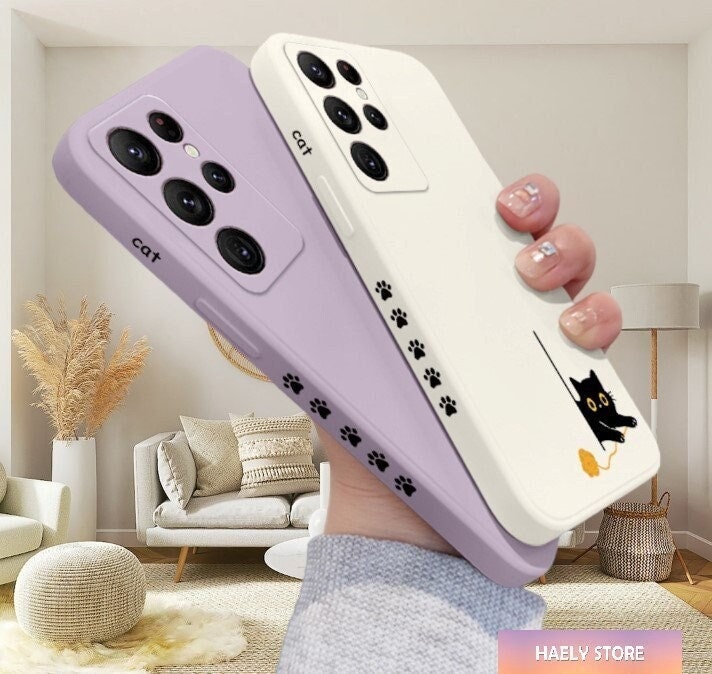 Balk Panicked Cats Phone Case for Samsung Galaxy S23 S22 S21 S20 Ultra ...