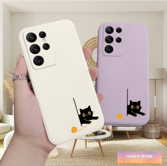 Balk Panicked Cats Phone Case for Samsung Galaxy S23 S22 S21 S20 Ultra ...