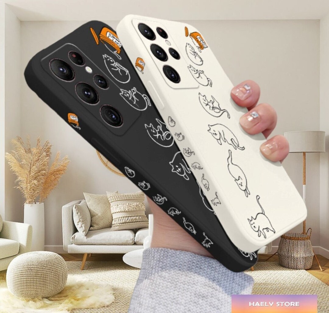 Canned Cats Colorful Phone Case for Samsung Galaxy S23 S22 S21 S20 ...