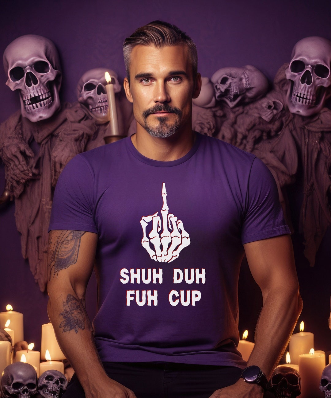 Halloween T-shirt Rude Undead Skeleton Attire Naughty Bone Collector ...