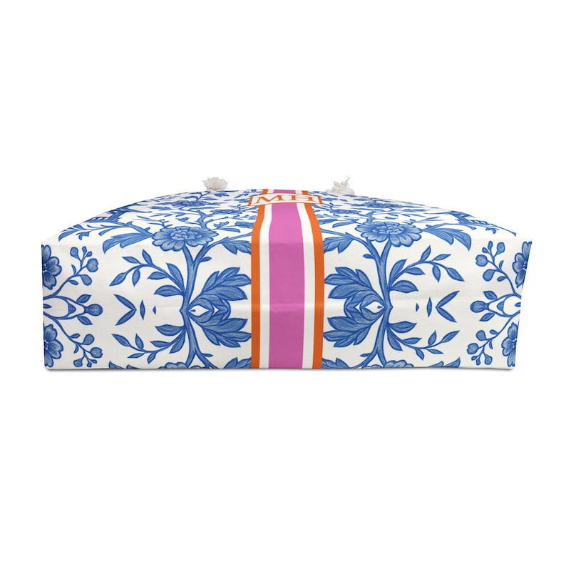 Mahjong Game Tote Bag | Monogram Mahjongg Rack Carryall Chinoiserie Mah ...