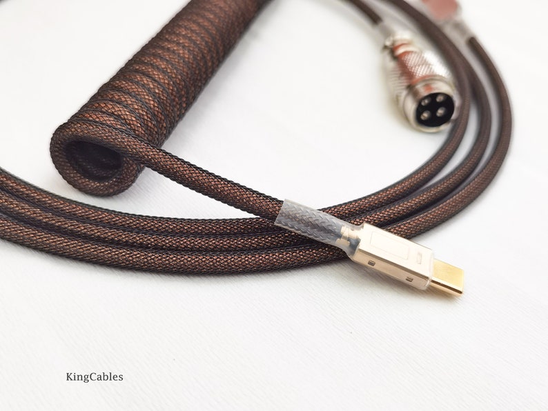 Coiled Mechanical Keyboard Cable queen - Etsy