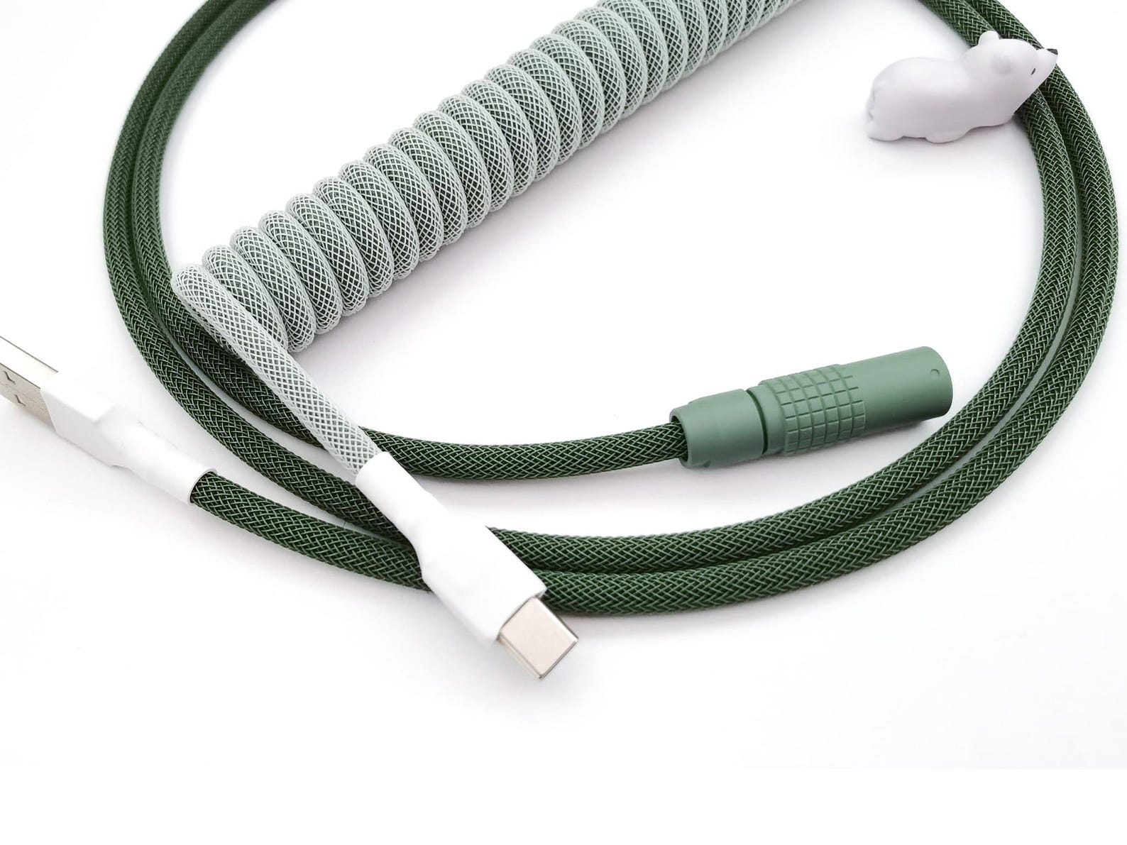 Coiled Keyboard LEMO Cable "botanical" - Etsy