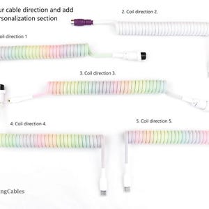 Coiled Keyboard Cable “tox” - Etsy