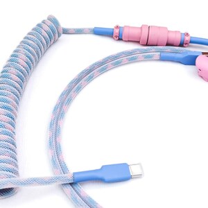 Coiled Keyboard Cable “pastel Candy” - Etsy