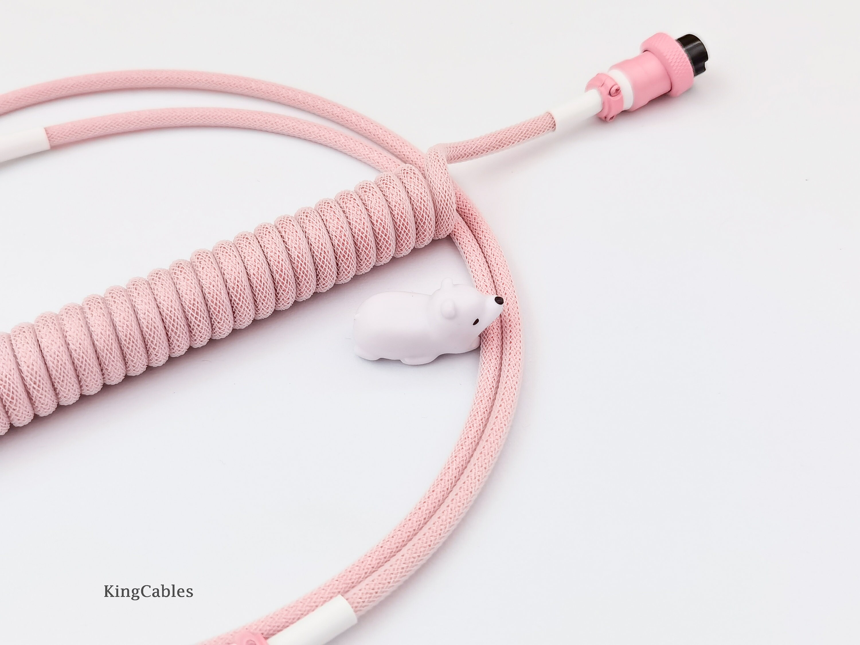 Coiled Mechanical Keyboard Cable pastel Pink - Etsy Canada