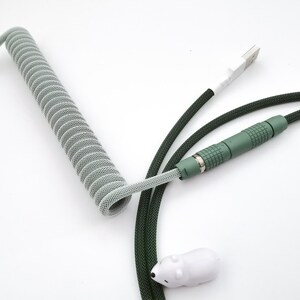 Coiled Keyboard LEMO Cable botanical - Etsy