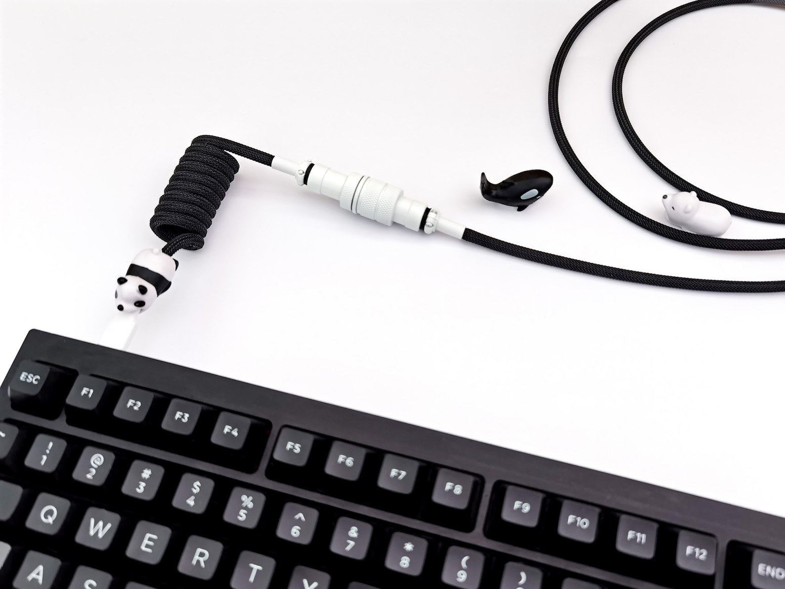 Coiled Mechanical Keyboard Cable “shorty” - Etsy
