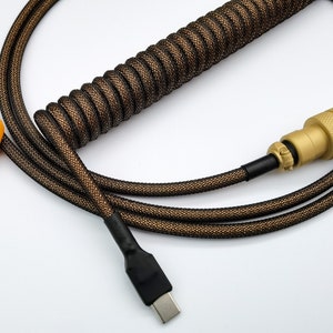Coiled Mechanical Keyboard Cable queen - Etsy