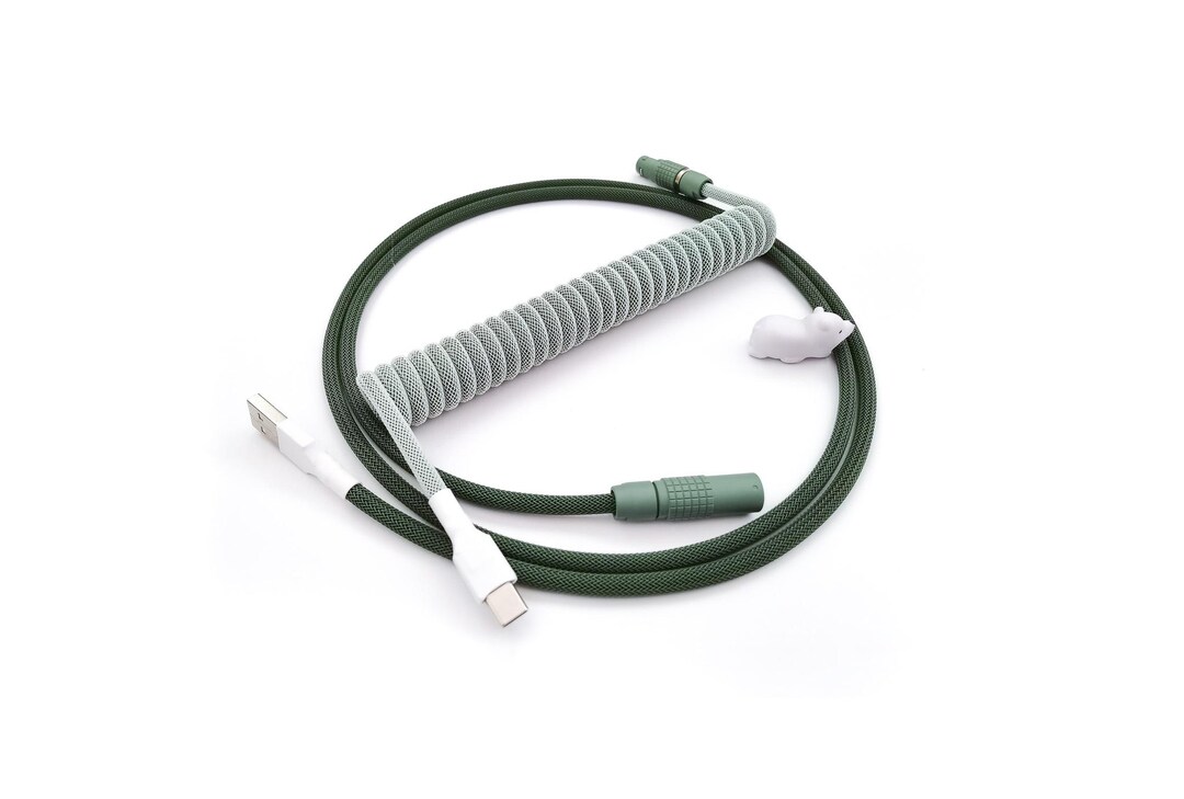 Coiled Keyboard LEMO Cable "botanical" - Etsy