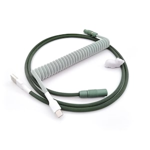Coiled Keyboard LEMO Cable "botanical" - Etsy