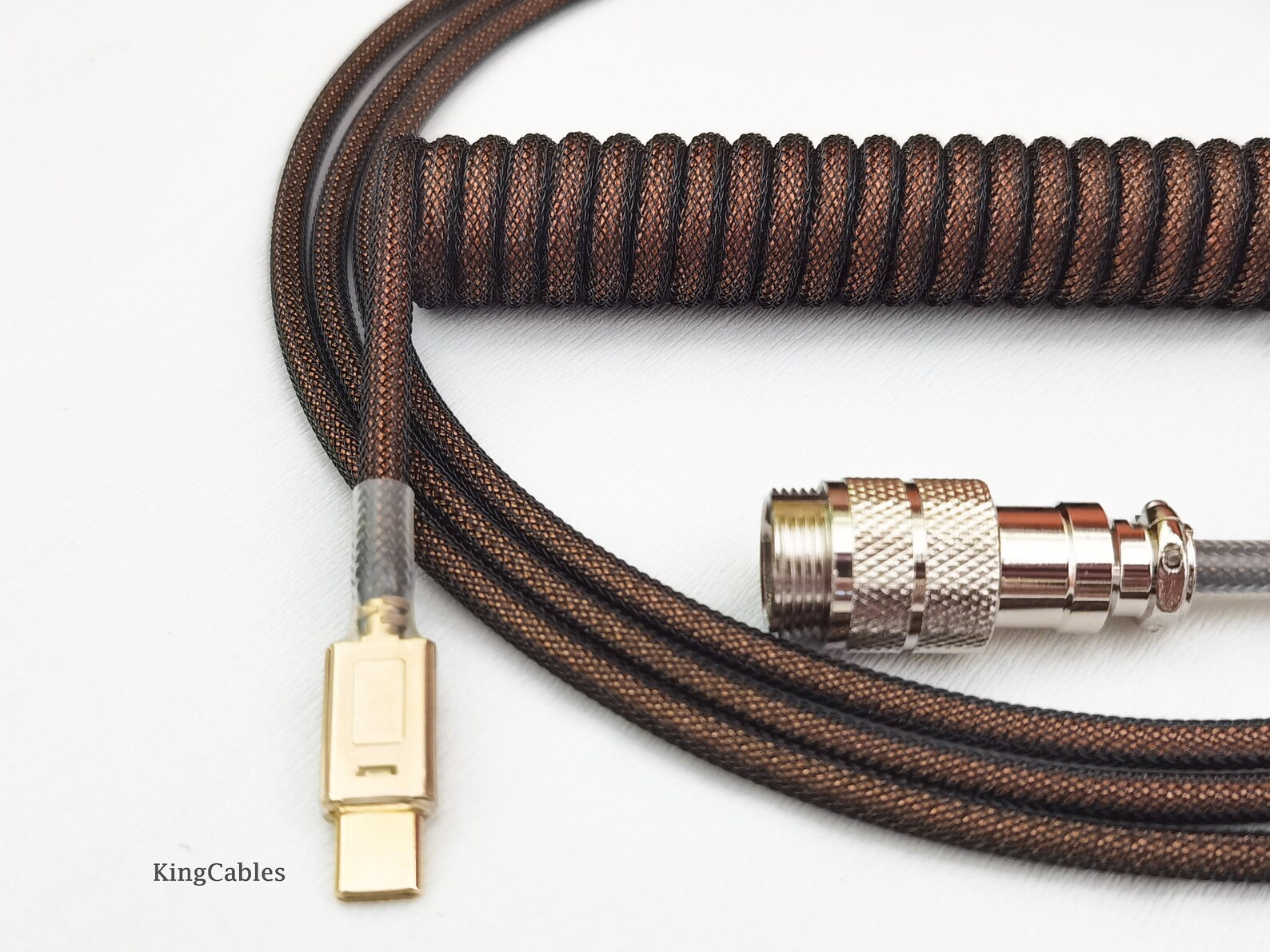 Coiled Mechanical Keyboard Cable queen | Etsy