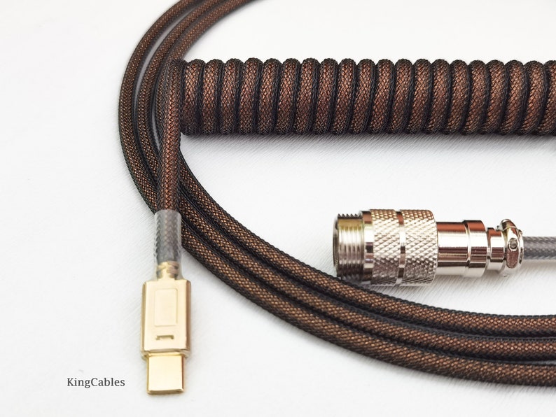 Coiled Mechanical Keyboard Cable queen - Etsy