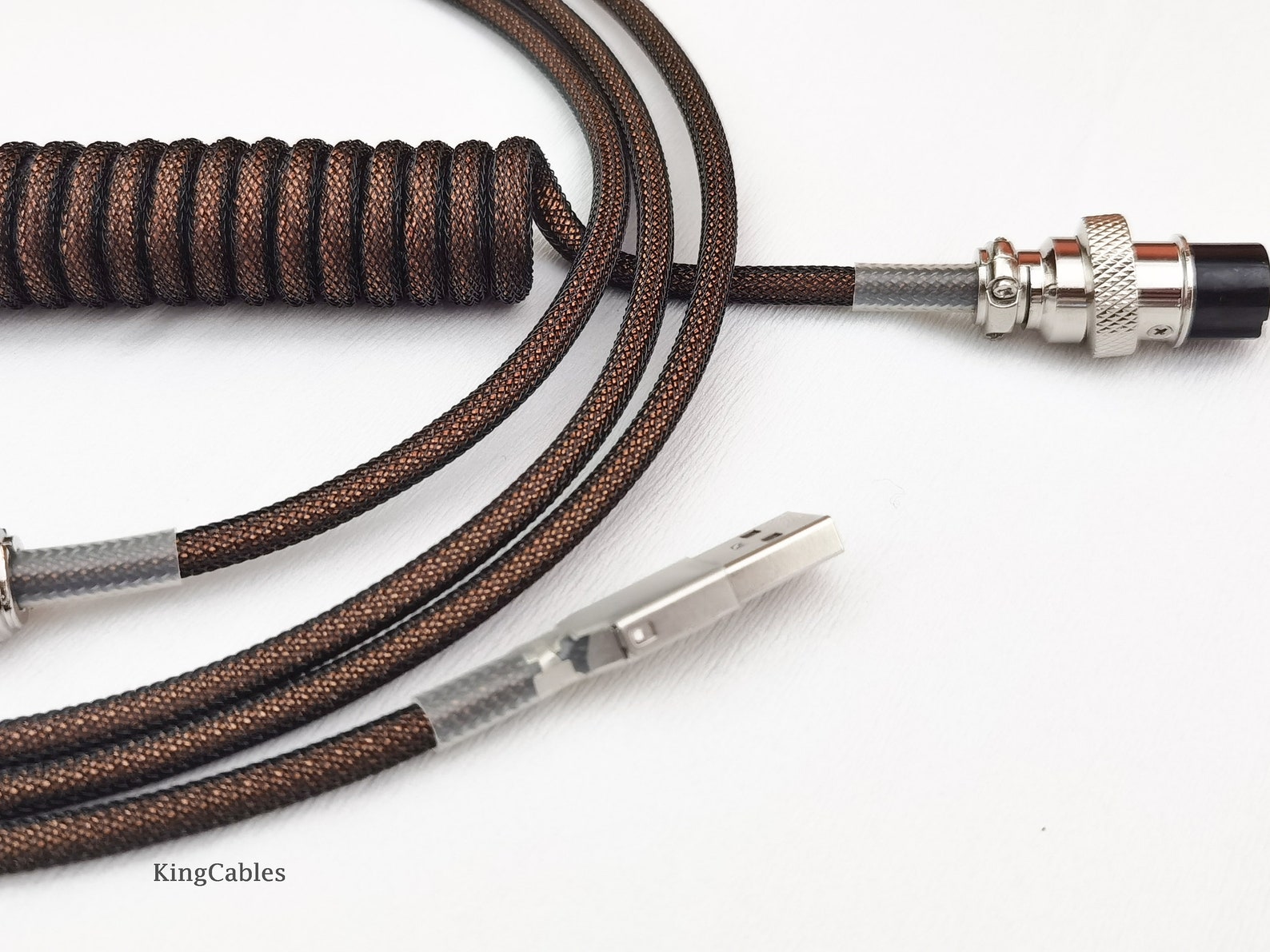 Coiled Mechanical Keyboard Cable queen | Etsy