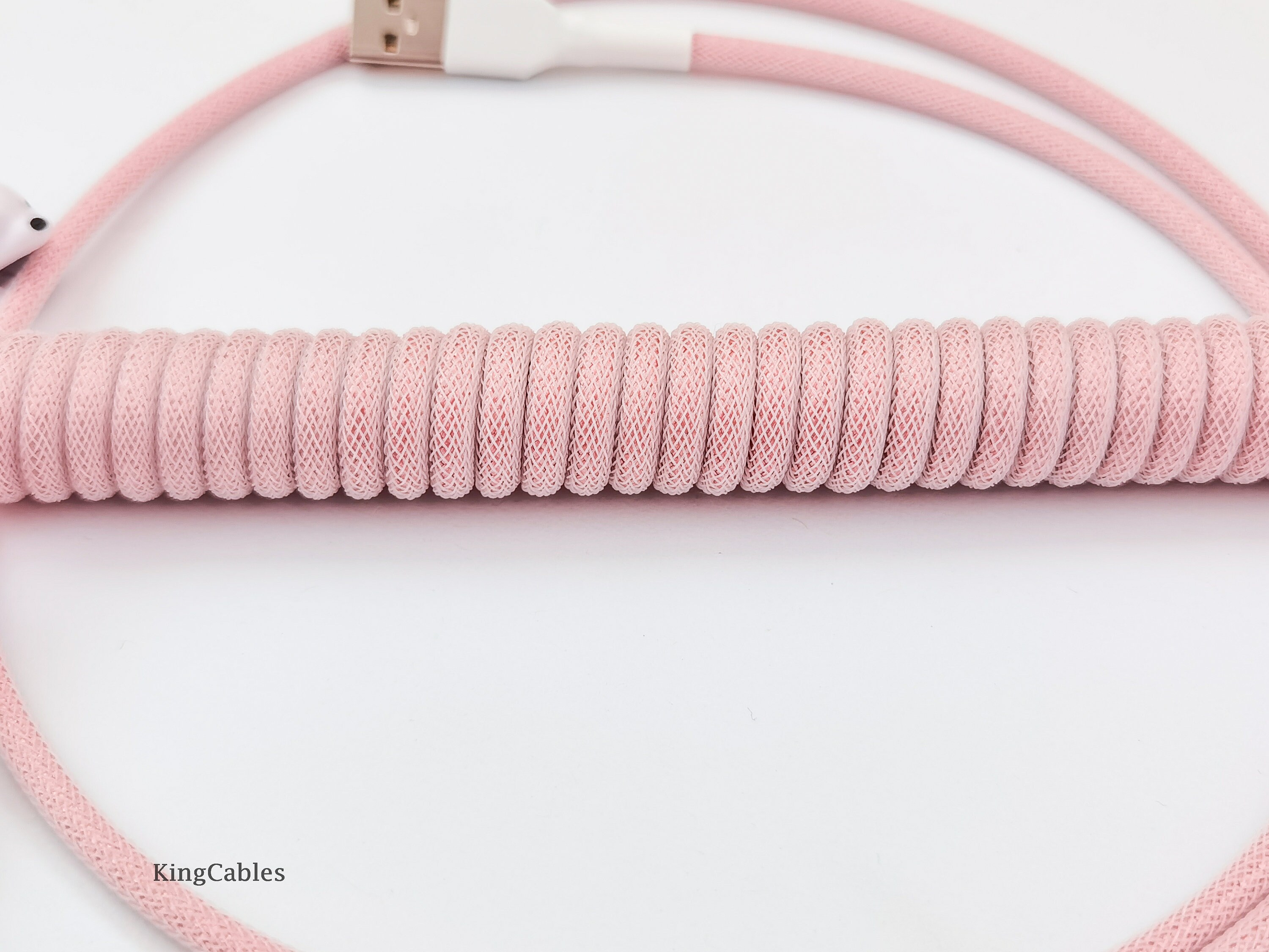 Coiled Mechanical Keyboard Cable pastel Pink - Etsy Canada