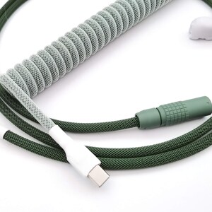 Coiled Keyboard LEMO Cable botanical - Etsy