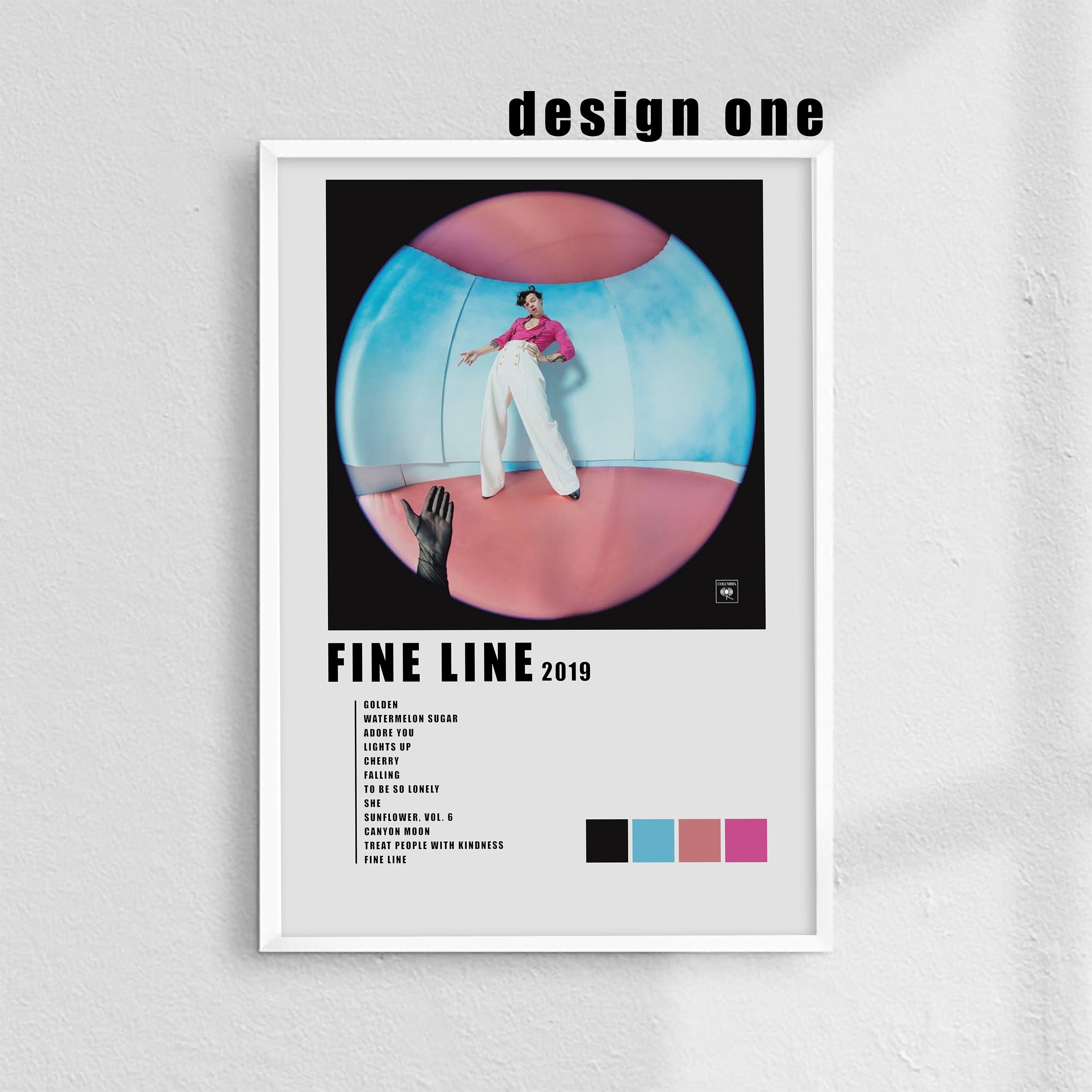 Harry Styles, Fine Line Album Tracklist Poster / Harry Styles Poster ...