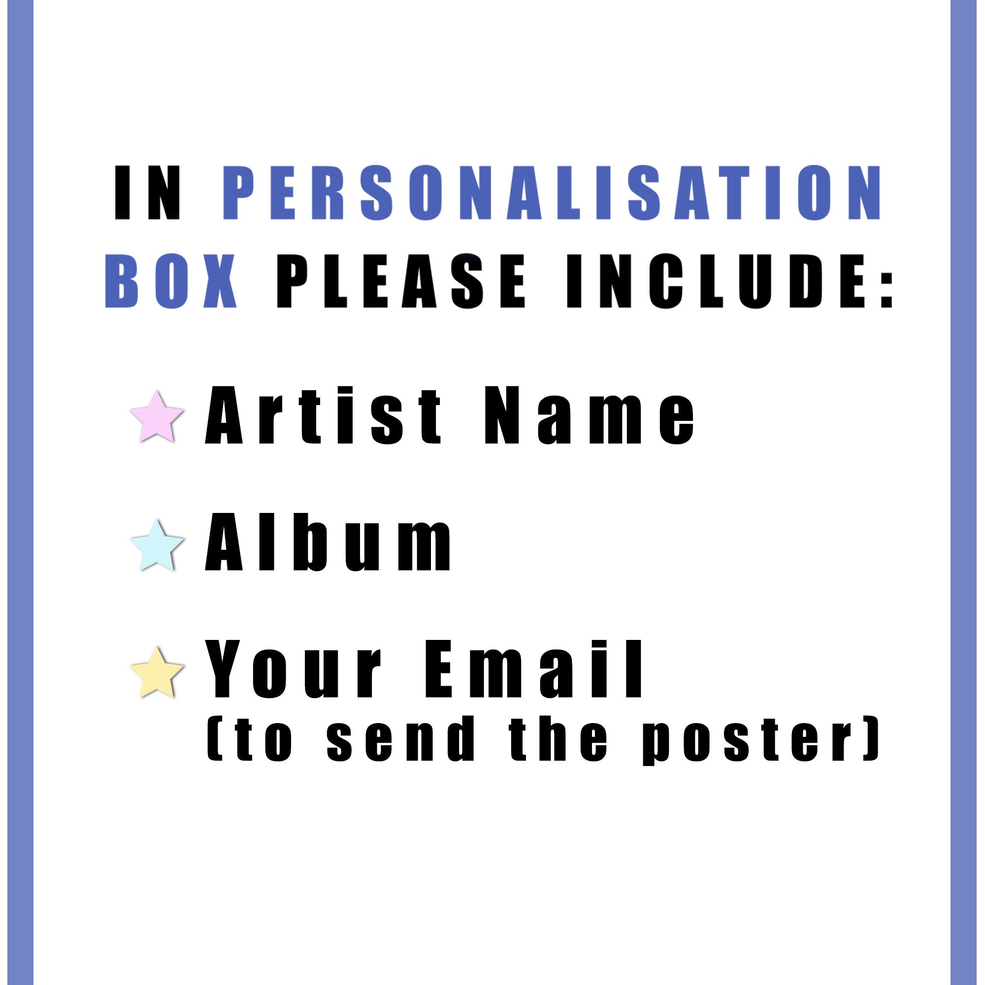 Custom Album Tracklist Poster / Wall Decor / Tracklist Poster / Digital ...