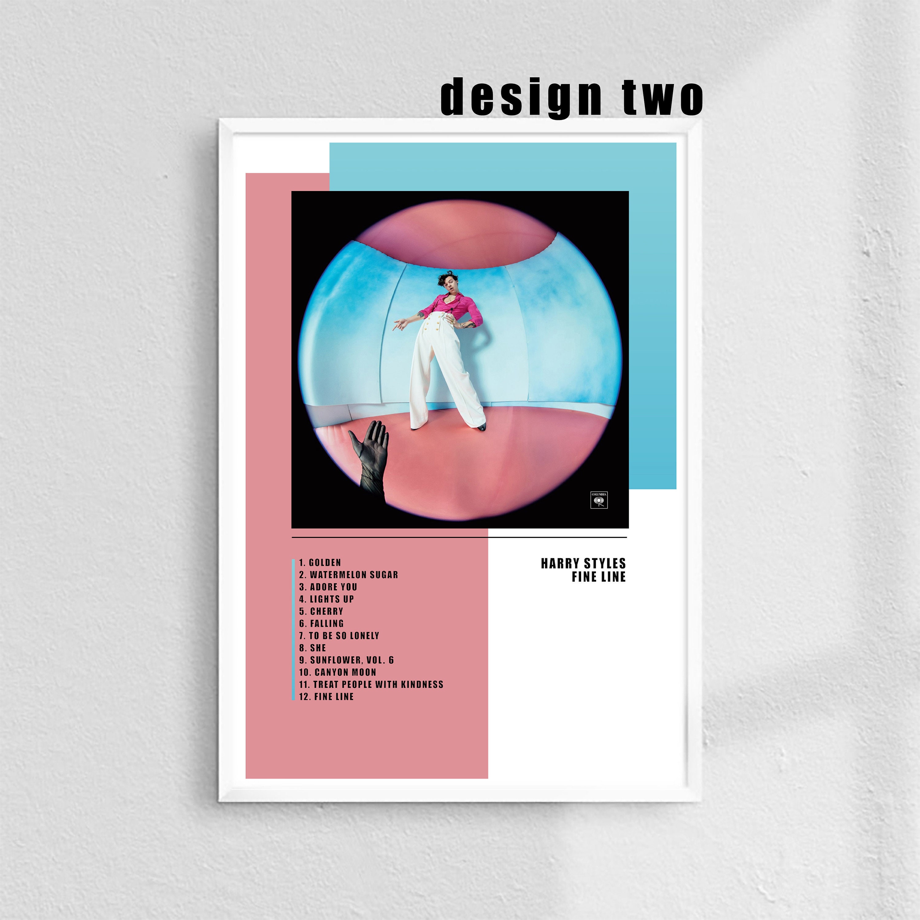 Harry Styles, Fine Line Album Tracklist Poster / Harry Styles Poster ...