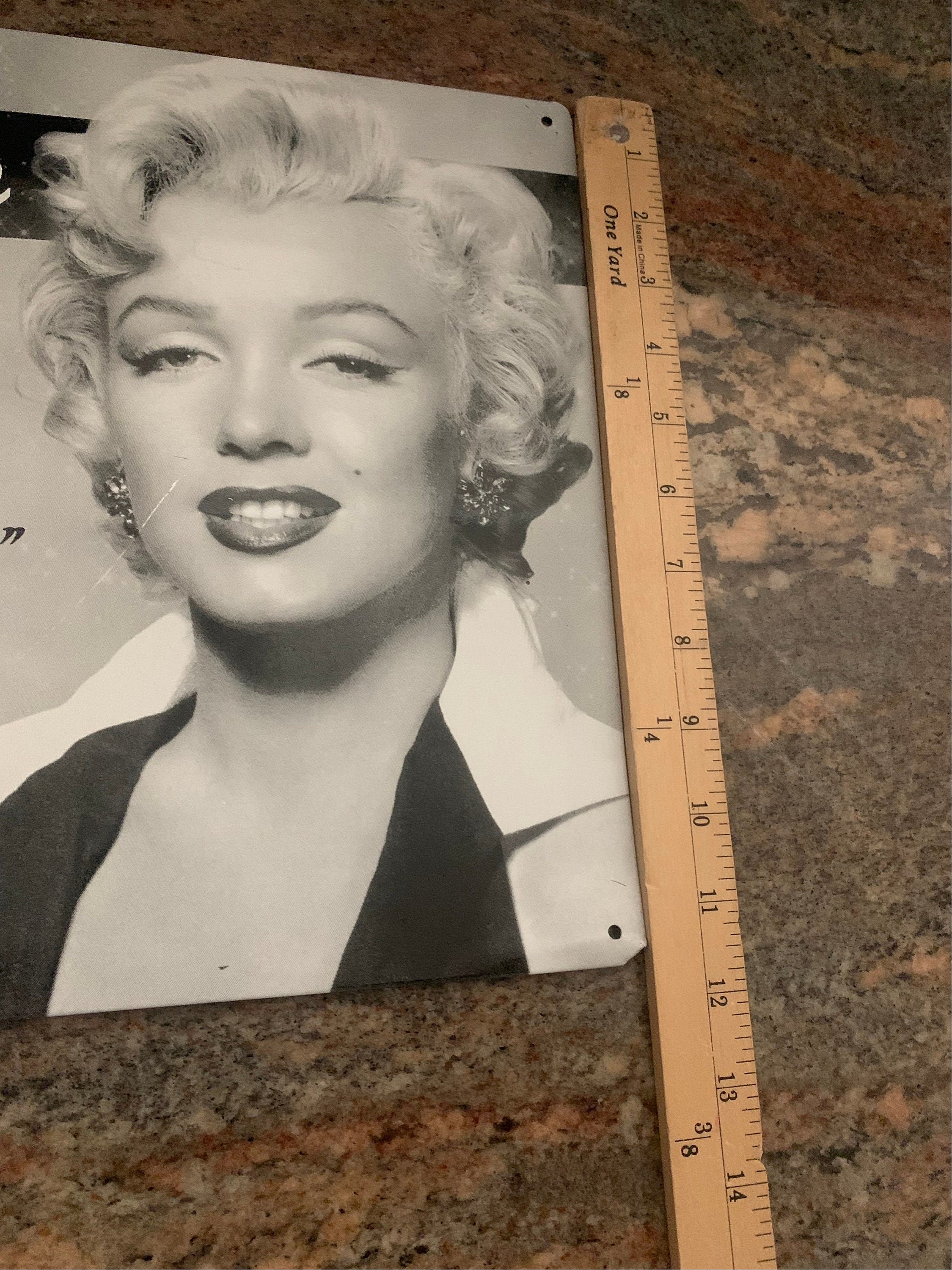 Marilyn Monroe Vintage Metal Sign Wall Hanging - Etsy