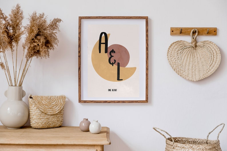 Siblings Poster Name Poster Moon Mural Love Poster - Etsy
