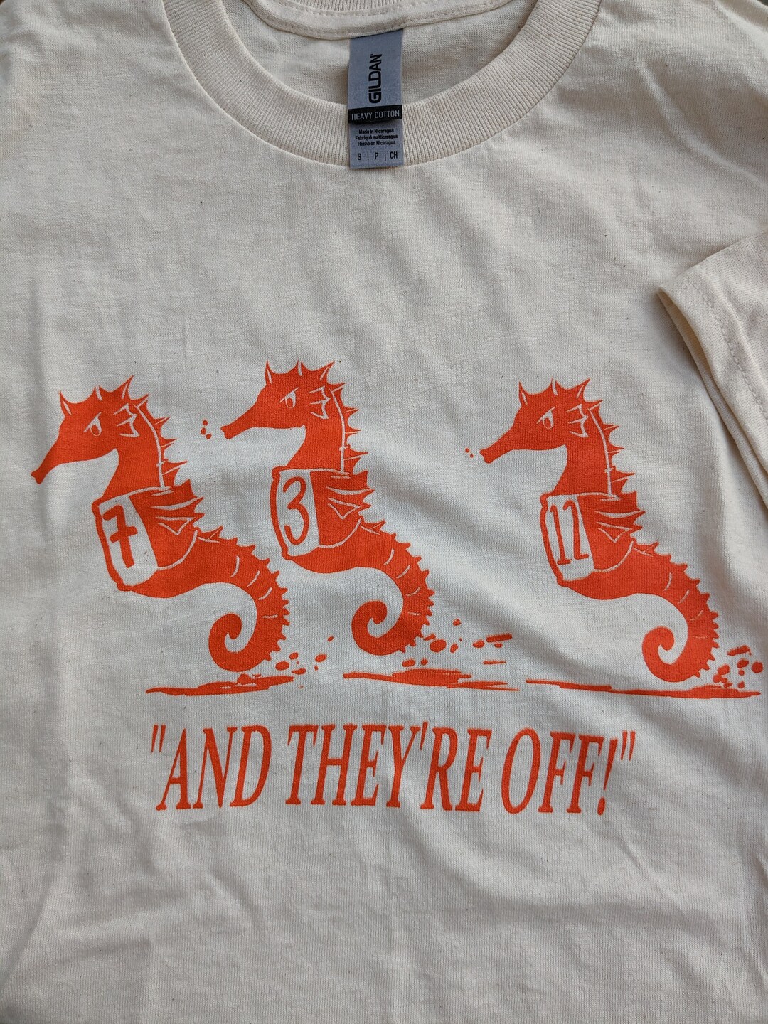 Seahorse Racing Short Sleeve Tees - Etsy