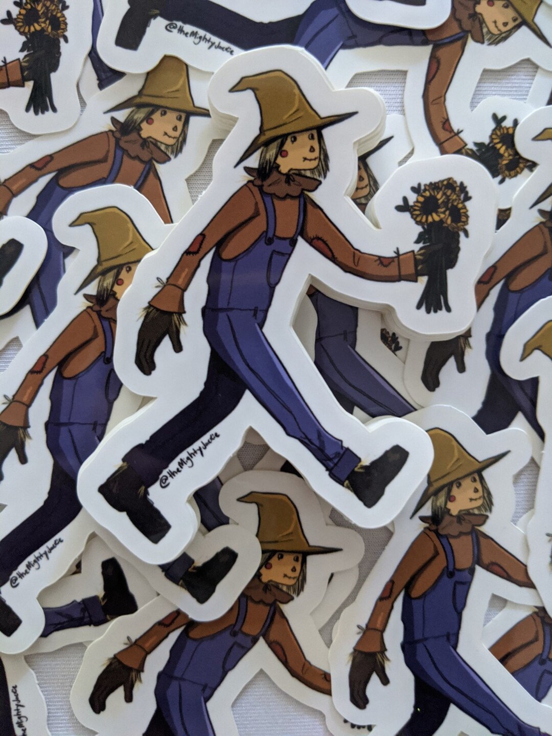 Scarecrow Sticker - Etsy