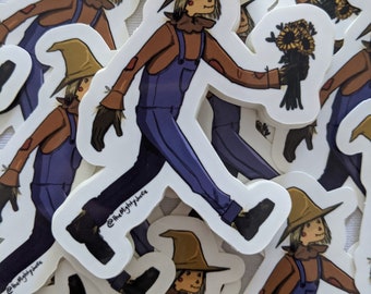 Scarecrow Sticker - Etsy