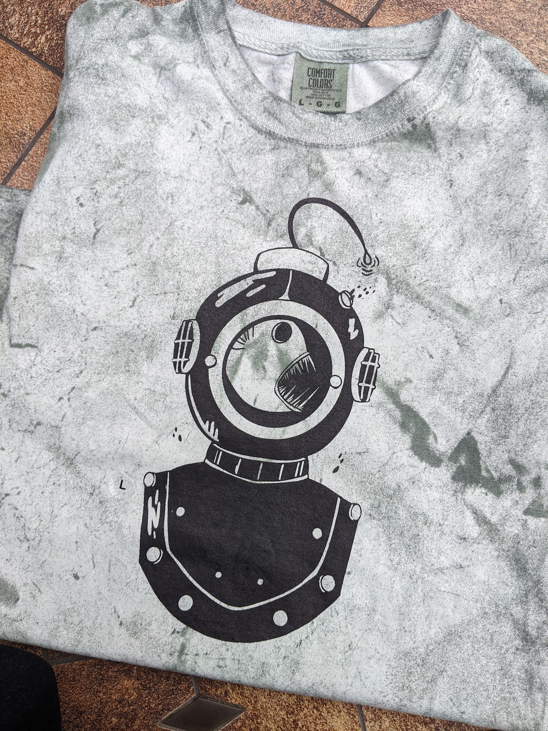 Deep Sea Diver Tshirt - Etsy