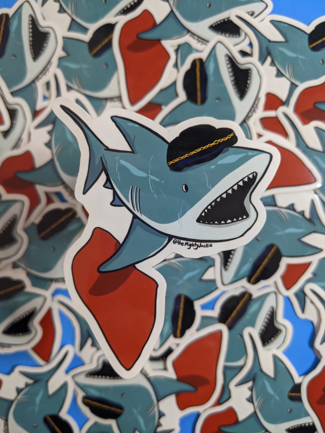 Bull Shark Sticker - Etsy