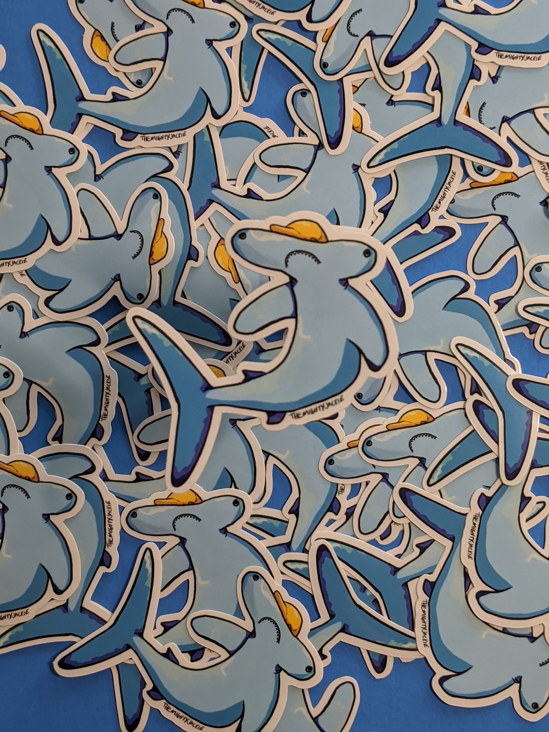Hammerhead Shark Sticker - Etsy