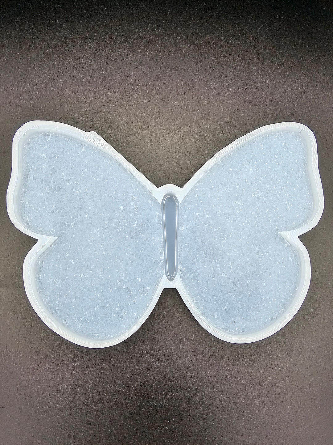 XL Druzy Butterfly Mold, Resin Art Molds, Silicone Molds, Crystal Molds ...
