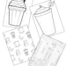 Coffee Lovers Coloring Page - Printable PDF Instant Download - Coffee ...