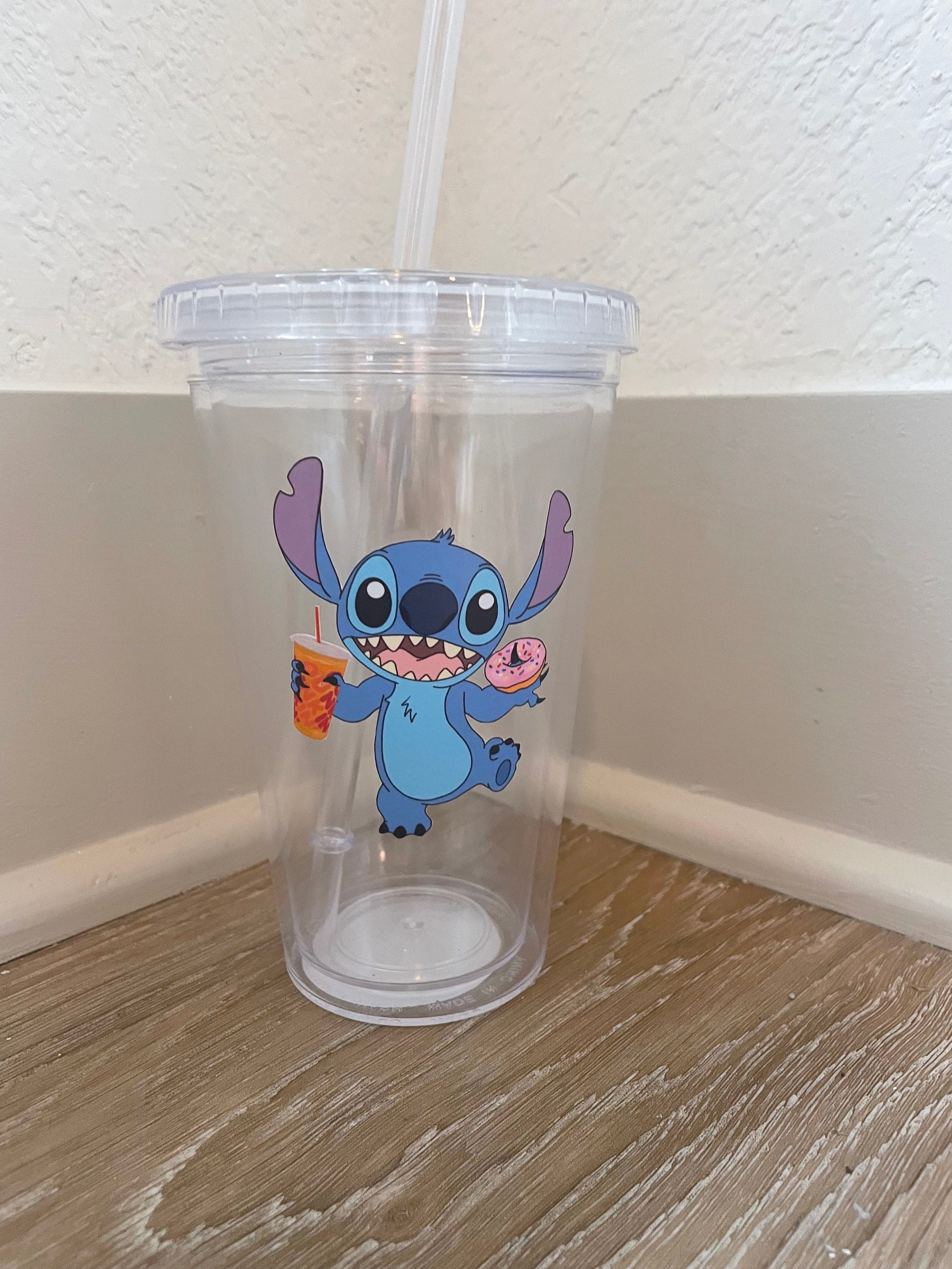 Dunkin Stitch Cup - Dunkin / Stitch Inspired - Etsy