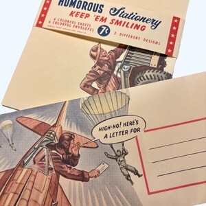 WW2 US Letter Writing Set, Humour Stationery Set, Morale Envelopes ...