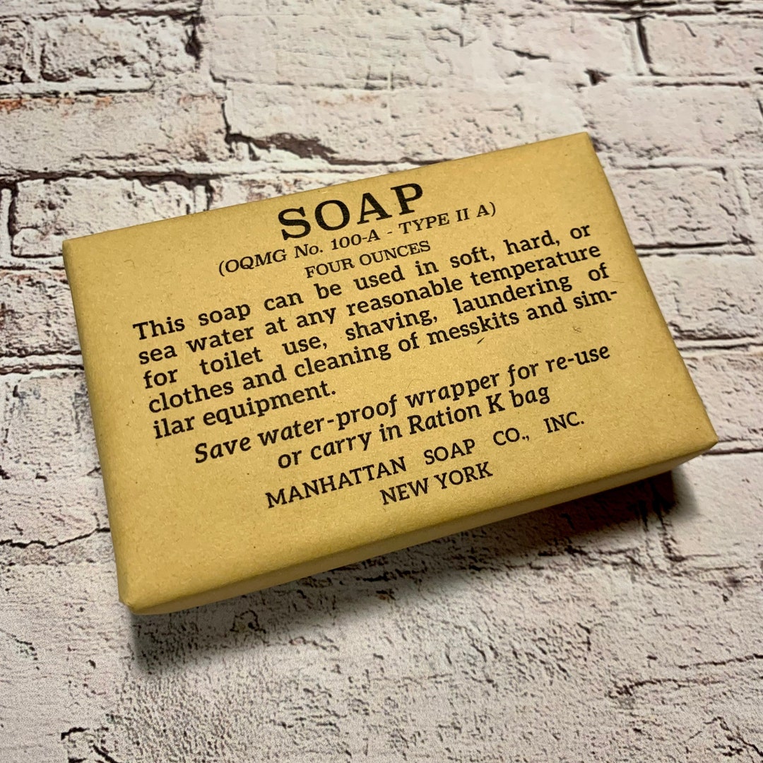 WW2 US Soap Packet for WW2 Reenactment Film Prop repro - Etsy Australia