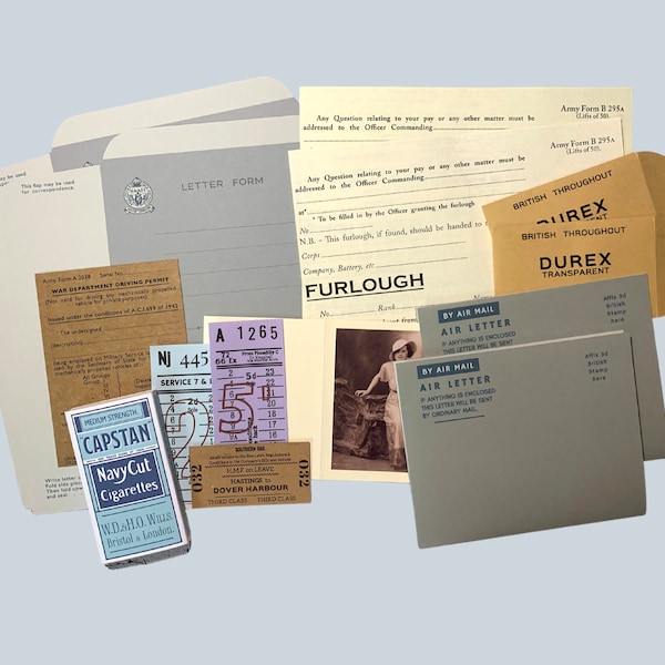 Ww2 Reproduction Paperwork - Etsy