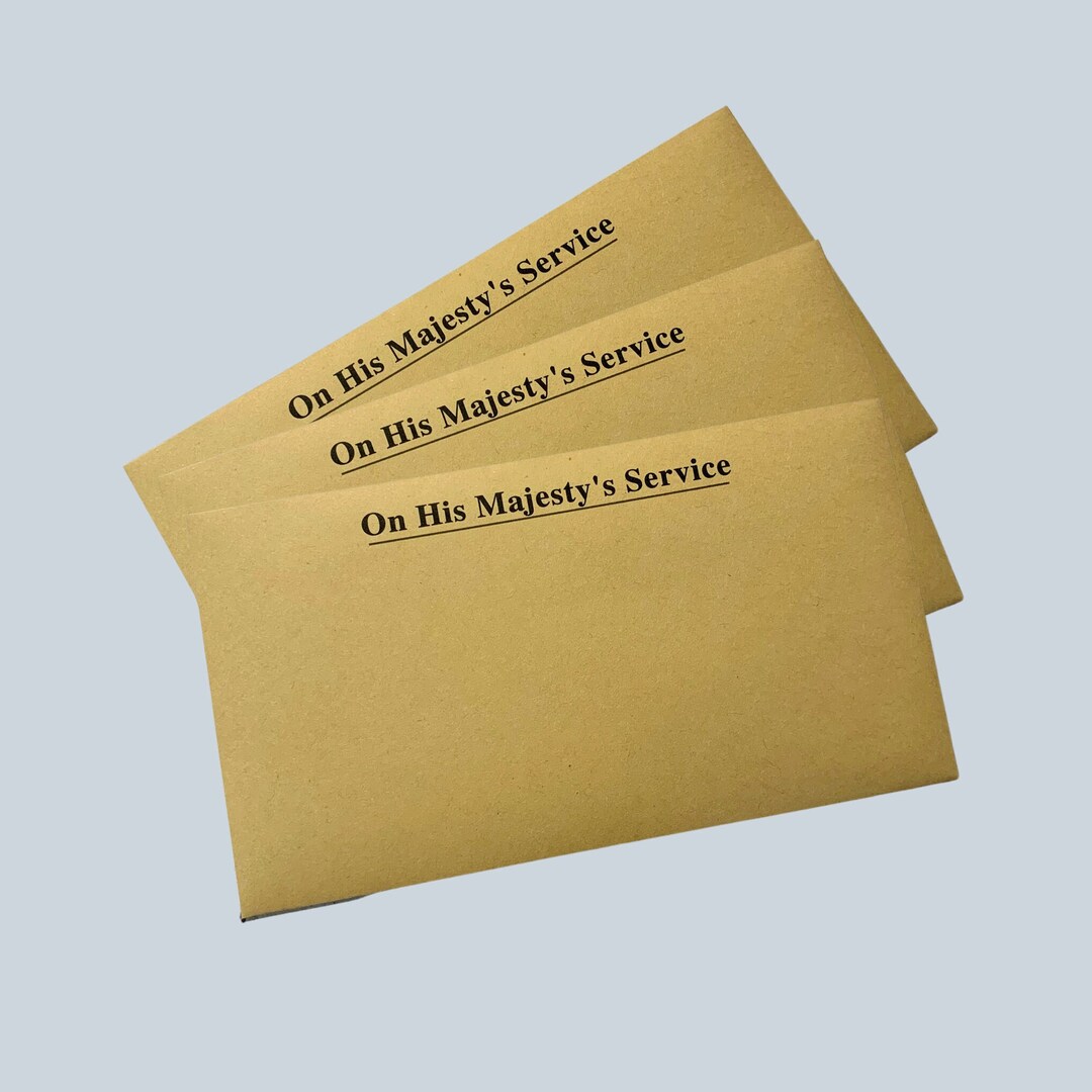 WW2 British on His Majesty's Service Envelope repro - Etsy