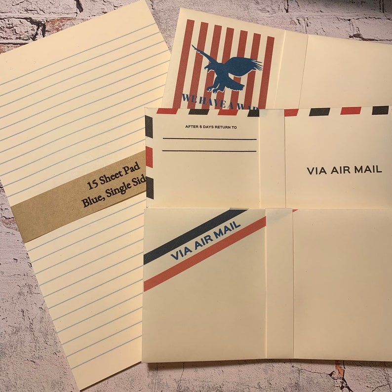 WW2 1940s Vintage Stationery Set Letter Writing Envelopes - Etsy