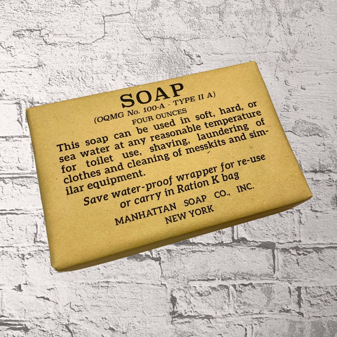 Soap Ration Box for US GI Reenactment WW2 Ephemera Pocket - Etsy