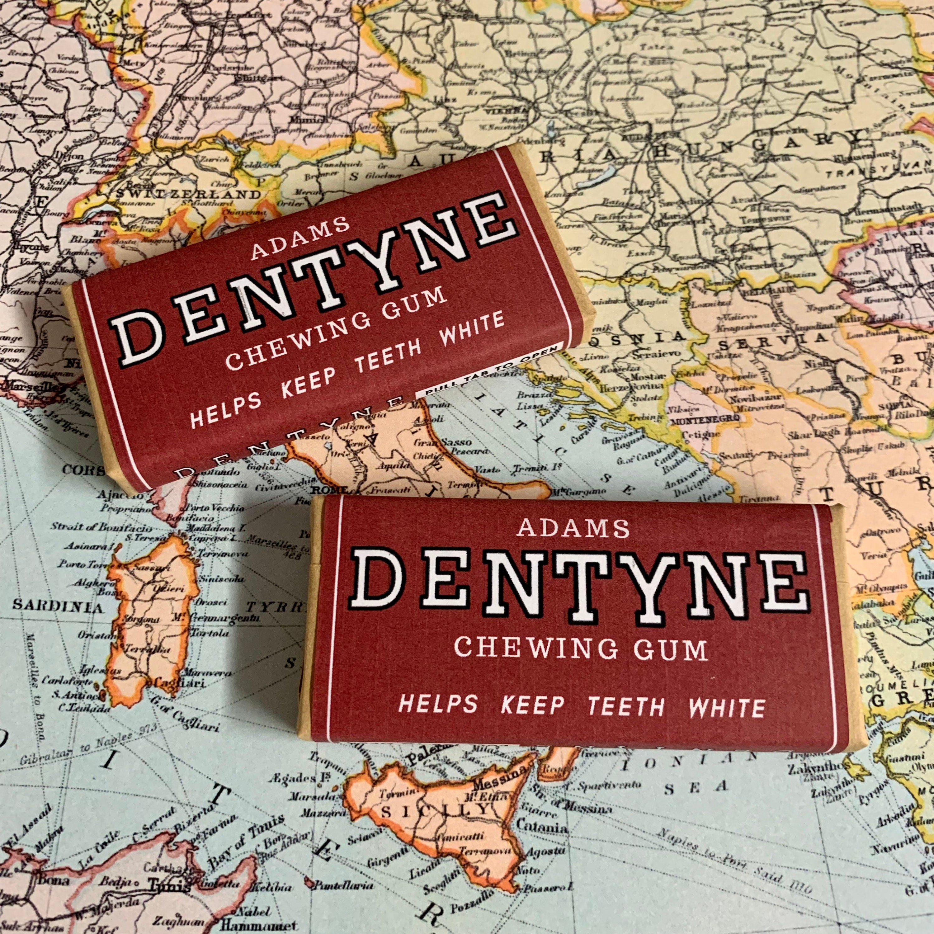 Vintage Chewing Gum Prop Empty Packet Candy Vintage | Etsy