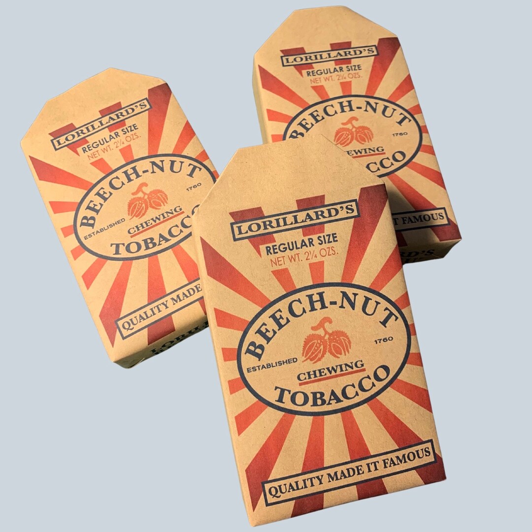 Chewing Tobacco Box for WW2 Reenactment, WW2 Ephemera, Pocket Filler ...